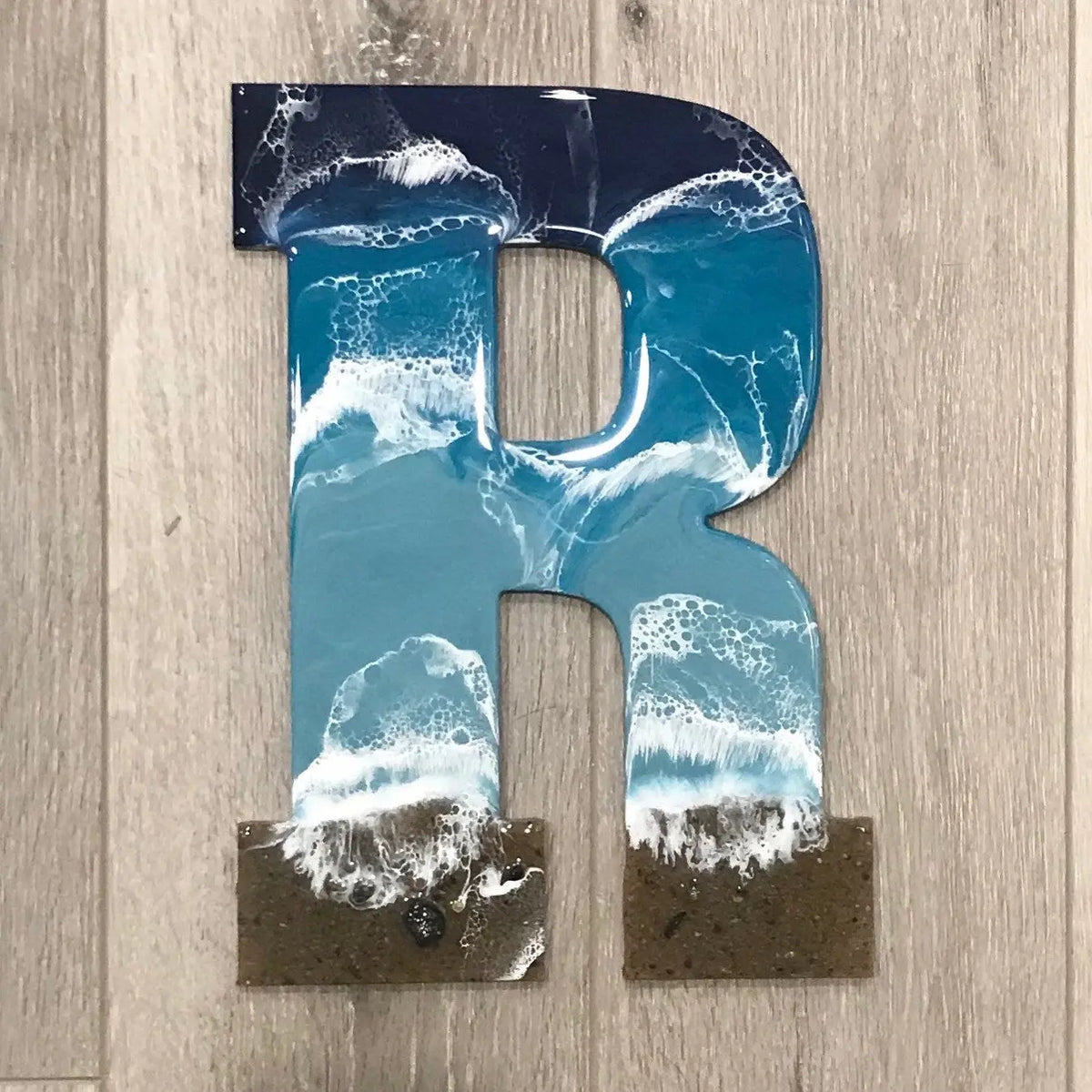Beach Themed Letter - Coastal Beach Theme Decorative Letters | WLB Designs